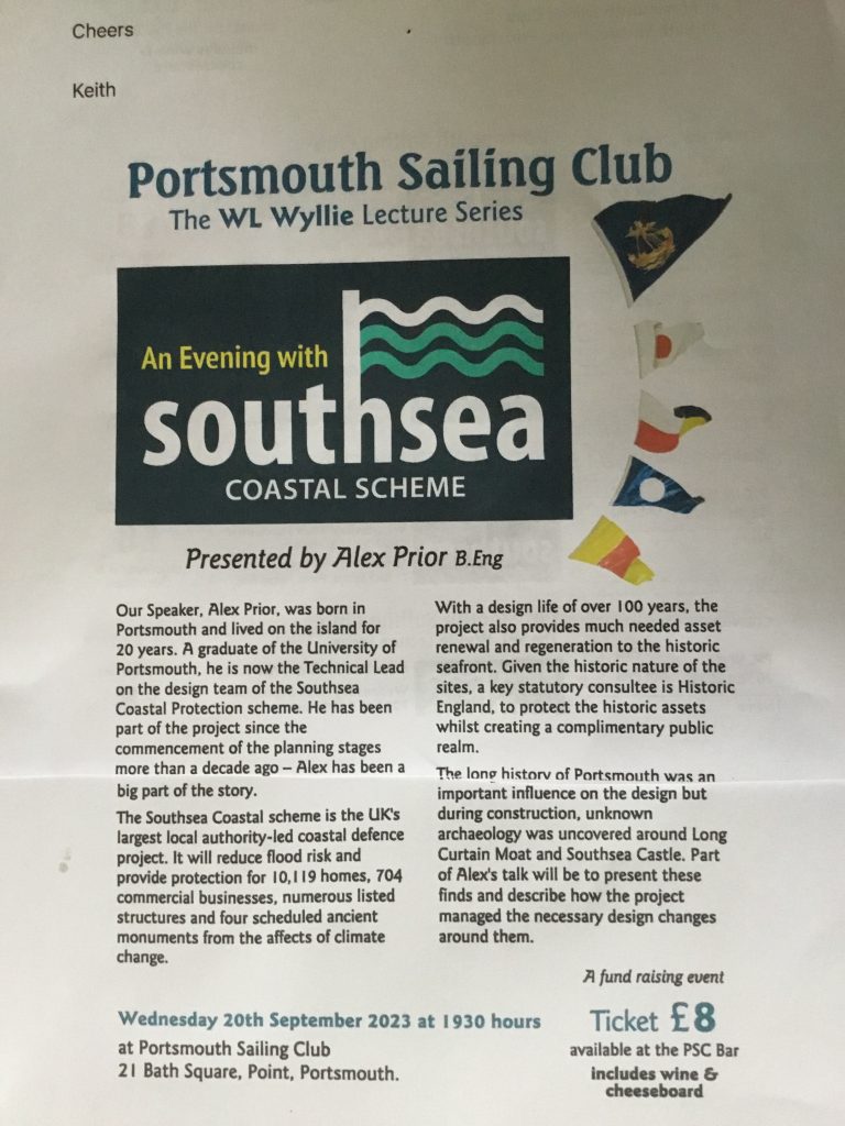 An evening with Southsea Coastal Scheme - FOOPA